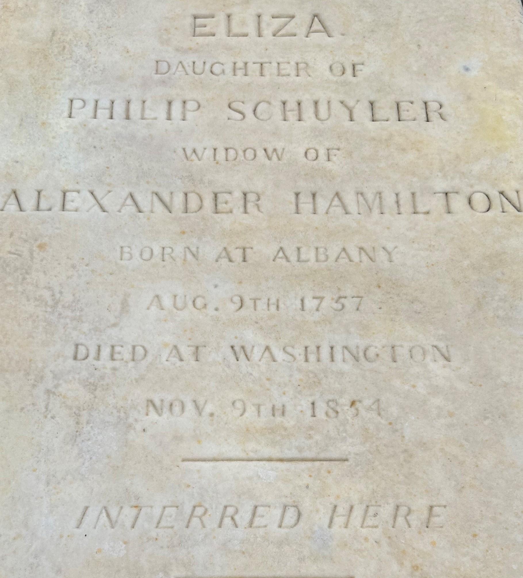 Elizabeth Schuyler Hamilton: Almost a Century of Service | Trinity Church